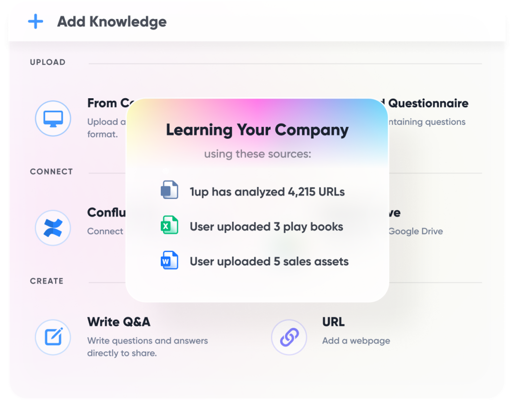 AI Sales Enablement Automation to Win Deals Faster - 1up.ai
