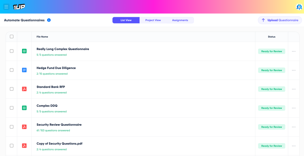 The Best RFP Software – A Buyer’s Guide (2025) - 1up.ai