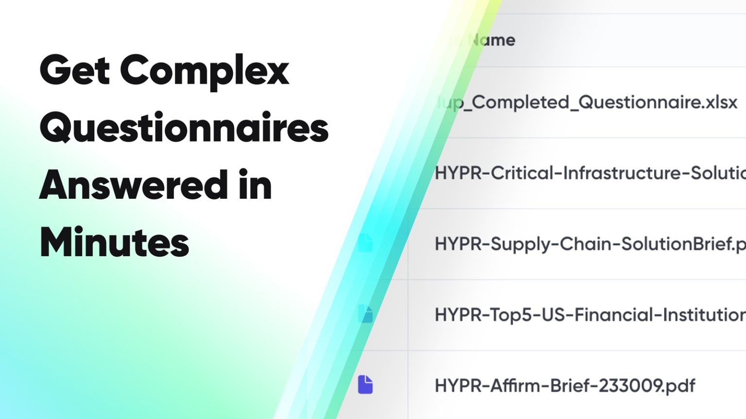 Build an RFP Knowledge Base for Questionnaires - 1up.ai