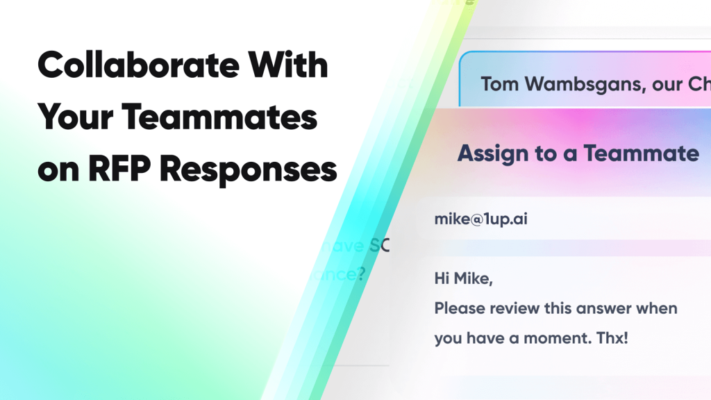 RFP Collaboration that Wins More Deals - 1up.ai